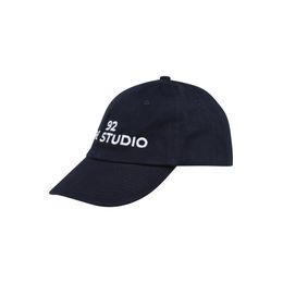 92 The Studio Cap Damen Gr&ouml;&szlig;e 55/60 nachtblau / wei&szlig;