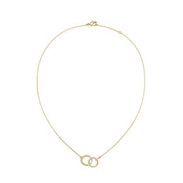 Elli Kette Damen Gr&ouml;&szlig;e 42 gold / transparent