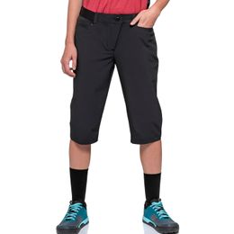 Sch&ouml;ffel Fahrradhose SCH&Ouml;FFEL "Capri Pants Style Keitele WMS", Damen, Gr. 40, N-Gr, schwarz, Obermaterial: 88% Polyester, 12% Elasthan, Hosen Fahrradhose, sportlicher Stil, f&uuml;r Radsport, aus Polyester, mit Elasthan-Anteil