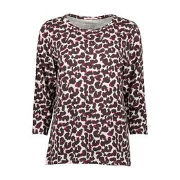 Blue Seven Shirt Damen Gr&ouml;&szlig;e L pastellpink / weinrot / schwarz / wei&szlig;