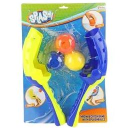 Toi-Toys - SPLASH Wasser Ballfangspiel (2 Fangschaufeln + 3 B&auml;lle)