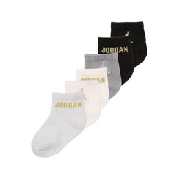 Jordan Socken 'Everyday Ess' M&auml;dchen Gr&ouml;&szlig;e 18.5/27 grau / hellgrau / schwarz / wei&szlig;