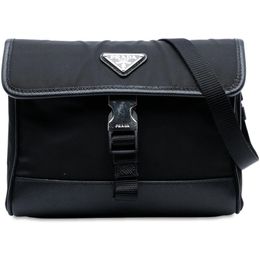 Prada Hobo Bags - Re-Nylon and Saffiano Smartphone Case - Gr. unisize - in Schwarz - f&uuml;r Damen