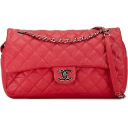 Chanel Hobo Bags - Jumbo Caviar Easy Flap Bag - Gr. unisize - in Rot - f&uuml;r Damen