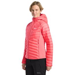 Funktionsjacke Jack Wolfskin "ROUTEBURN PRO INS JKT W", Damen, Gr. S (36), sunset, coral, Oberstoff: 100% POLYESTER ; Kontrast:100% POLYESTER ; Futter:100% POLYESTER, Jacken Funktionsjacke