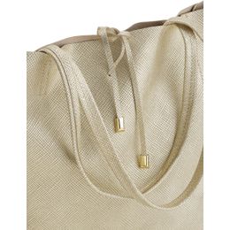 Heine Witt Damen Tasche, hellgoldfarben, Gr&ouml;&szlig;e 0