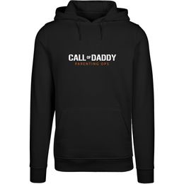 Merchcode Sweatshirt 'Fathers Day - Call of Daddy' Herren Gr&ouml;&szlig;e XL orange / schwarz / wei&szlig;