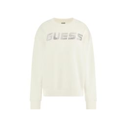 Guess Sweatshirt 'Cecilia' Damen Gr&ouml;&szlig;e XS silber / wei&szlig;