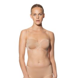 Multiway-BH Mey "Joan", Damen, Gr. 75, Cup B, beige (cream tan), Single Jersey, Obermaterial: 77% Polyamid, 23% Elasthan, BHs, Unterbrustband aus Simplex-Material