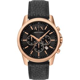 Armani Exchange Uhr Herren Gr&ouml;&szlig;e One Size rosegold / schwarz