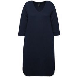 Ulla Popken Kleid Damen Gr&ouml;&szlig;e 46/48 marine Winterkleid