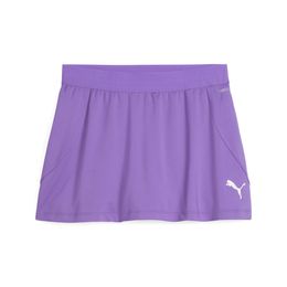 Tennisrock Puma "INDIVIDUAL Padelrock Damen", Damen, Gr. L, lila glimmer wei&szlig;, Obermaterial: 12% Elasthan, 88% Polyester; Futter: 100% Polyester; Innenhose: 12% Elasthan, 88% Polyester, R&ouml;cke
