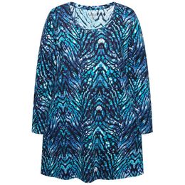 Ulla Popken Shirt Damen Gr&ouml;&szlig;e XXL/XXXL blau / wei&szlig;