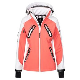 Rock Creek Outdoorjacke Damen Gr&ouml;&szlig;e L pastellpink / schwarz / wei&szlig;