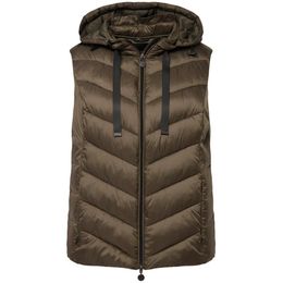 Ulla Popken Vest 'HYPRAR' female Brown size 62-64