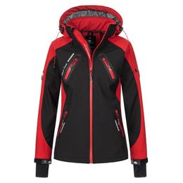 Rock Creek Outdoorjacke Damen Gr&ouml;&szlig;e 4XL rot / schwarz