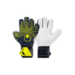 Uhlsport Sporthandschuhe 'Prediction Soft Flex Frame' Herren Gr&ouml;&szlig;e L nachtblau / neongelb / wei&szlig;