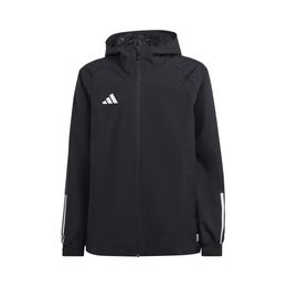 adidas Performance Sportjacke 'Tiro 23 Competition' Jungen Gr&ouml;&szlig;e 152 schwarz / wei&szlig;