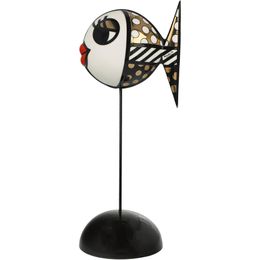 Sammelfigur Goebel, B:10cm H:28cm T:11cmgoldfarben, Porzellan, Dekofiguren, "Figur Romero Britto - Golden Deeply in Love 2"