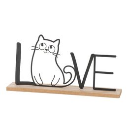 Boltze Schriftzug Love KATZE MOLIE