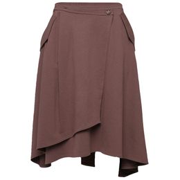 Ulla Popken Skirt female Purple size 42-44