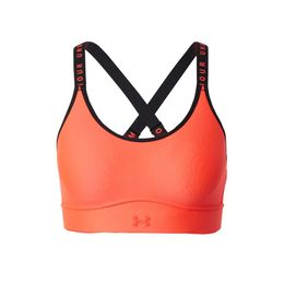 Under Armour Sport-BH 'Infinity' Damen Gr&ouml;&szlig;e XS hellorange / schwarz