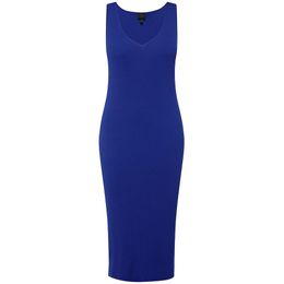 Ulla Popken Knitted dress female Blue size 42-44