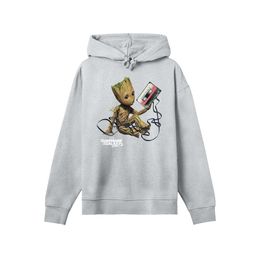 F4NT4STIC Sweatshirt 'Marvel Guardians Of The Galaxy Vol2 Groot Tape' female Grey size L