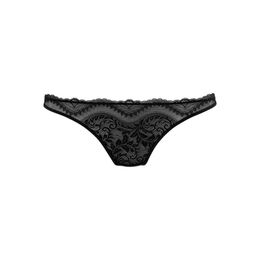 Petite Fleur Gold Thong female Black size 44/46