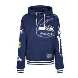 Recovered Sweatshirt 'NFL Seahawks Emerald City' female Blue size XXL