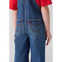 LEVI'S KIDS M&auml;dchen Jeanslatzhose "LVG BAGGY OVERALL"are we there yet, Gr. 10, Denim/Jeans, Obermaterial: 97% Baumwolle, 2% Viskose, 1% Elasthan,