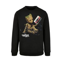 F4NT4STIC Sweatshirt 'Marvel Guardians Of The Galaxy Vol2 Groot Tape' male Black size XXXL
