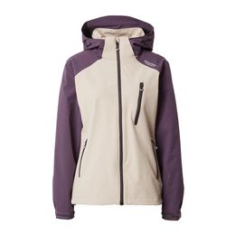 WEATHER REPORT Outdoorjacke 'Camelia' Damen Gr&ouml;&szlig;e 4XL beige / dunkellila