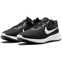 Nike Herren Laufschuh "REVOLUTION 6 FLYEASE NEXT NATURE E", Gr. 42, schwarz-wei&szlig;, Synthetik, Textil, Schuhe