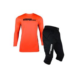 KEEPERsport Trainingsanzug Herren Gr&ouml;&szlig;e XXL hummer / schwarz / wei&szlig;