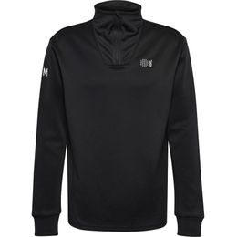 Hummel Sportsweatshirt 'Court' Herren Gr&ouml;&szlig;e XL schwarz / wei&szlig;