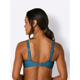 feel good Damen B&uuml;gel-Bikini-Top, blau, Gr. 40, Elasthan, Polyamid, Bikini-Oberteile