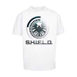 F4NT4STIC Shirt 'Marvel Avengers Shield Circuits' male White size 5XL