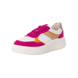 Tamaris Sneaker Damen Gr&ouml;&szlig;e 37 braun / orange / pink / wei&szlig;