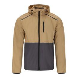Endurance Sportjacke 'Hugoee' Herren Gr&ouml;&szlig;e 4XL cappuccino / dunkelgrau