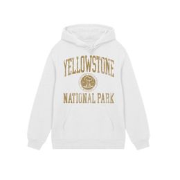 F4NT4STIC Sweatshirt 'US National Parks Yellowstone Wyoming' male White size XS