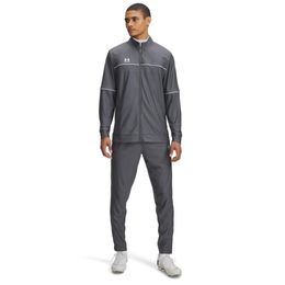 Under Armour Herren Trainingsanzug "UA M CHALLENGER TRACKSUIT"castlerock,, wei&szlig;, Gr. L, Obermaterial: 100% Polyester, Sportanz&uuml;ge, f&uuml;r Sport und