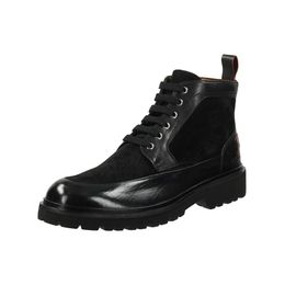 Melvin & Hamilton Herren Schn&uuml;rstiefelette "Melvin & Hamilton Stiefelette Leder", MELVIN & HAMILTON, Gr. 43, schwarz, Leder, Schuhe