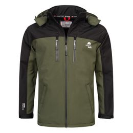 Arctic Seven Herren Softshelljacke "ASSurvivo", gr&uuml;n, Gr. S, Obermaterial: 96% Polyester, 4% Elasthan; Innenseite: 100% Polyester, Jacken,