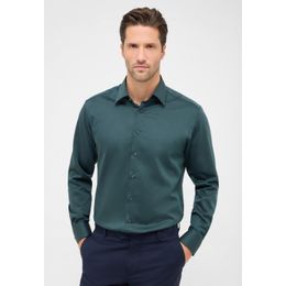 Eterna Herren Langarmhemd "MODERN FIT"dunkelgr&uuml;n, Gr. 43, Satin, 100% Baumwolle, Hemden, NON IRON (b&uuml;gelfrei)
