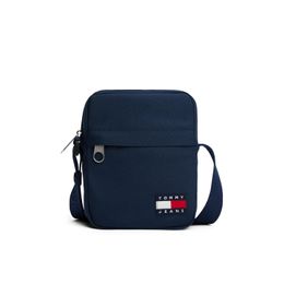Tommy Jeans Damen Umh&auml;ngetasche "TJM ESS DAILY REPORTER"nachtblau, Textil, Taschen, Men Schultertasche, Freizeitasche mit Tommy Jeans Flaggen-Aufn&auml;her