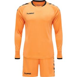 Hummel Trainingsanzug Herren Gr&ouml;&szlig;e S mandarine / schwarz