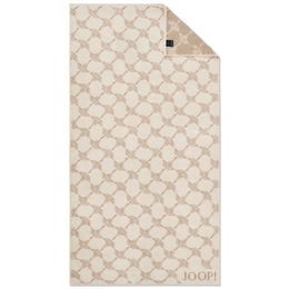 JOOP! Duschtuch 'Cornflower' Herren Gr&ouml;&szlig;e 70_x_150_cm beige / brokat