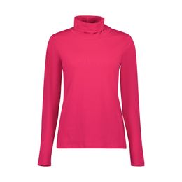 Blue Seven Damen Langarmshirt "Blue Seven Rollkragenshirt"4310, magenta, Gr. 42, 95% Baumwolle, 5% Elasthan, Shirts