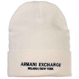 Armani Exchange Beanie male White size One Size